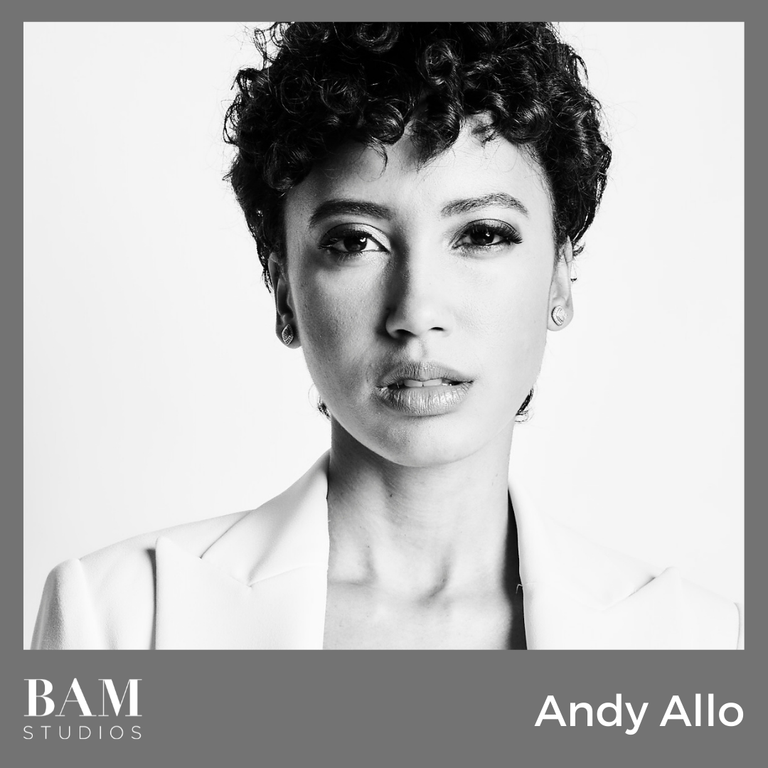 Actor, singer-songwriter, and director Andy Allo records ADR at BAM ...