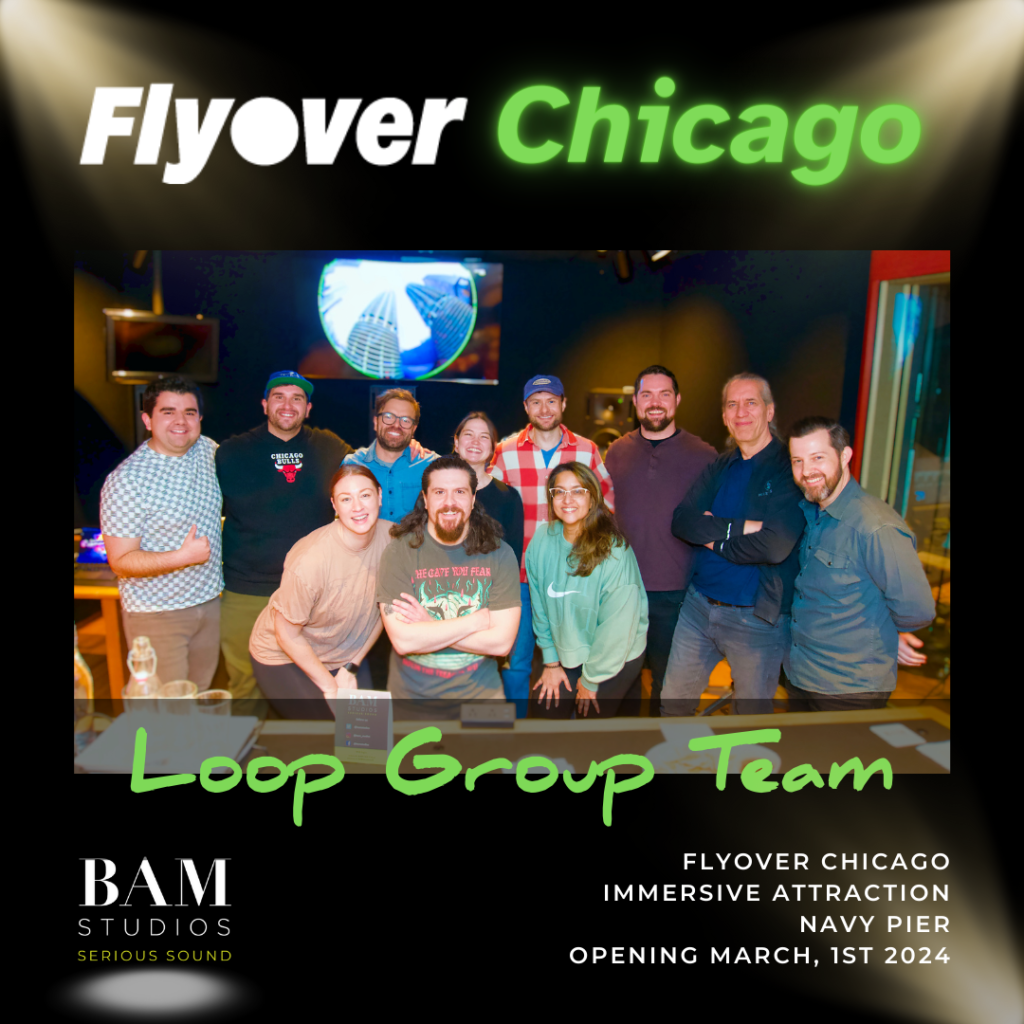 BAM Loop Group records for Flyover Chicago's immersive attraction ...