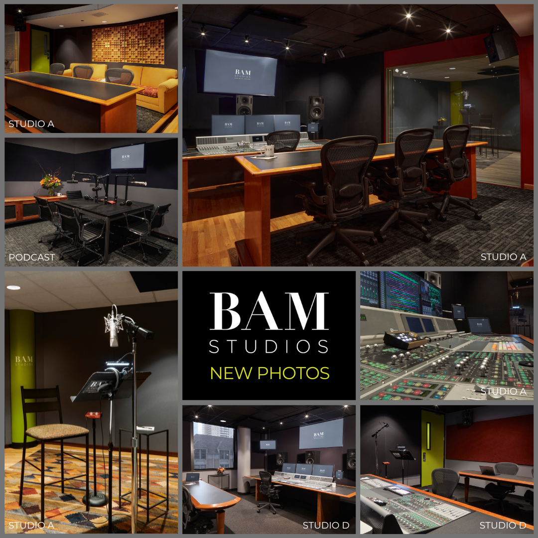 New Studio Photos! - BAM Studios
