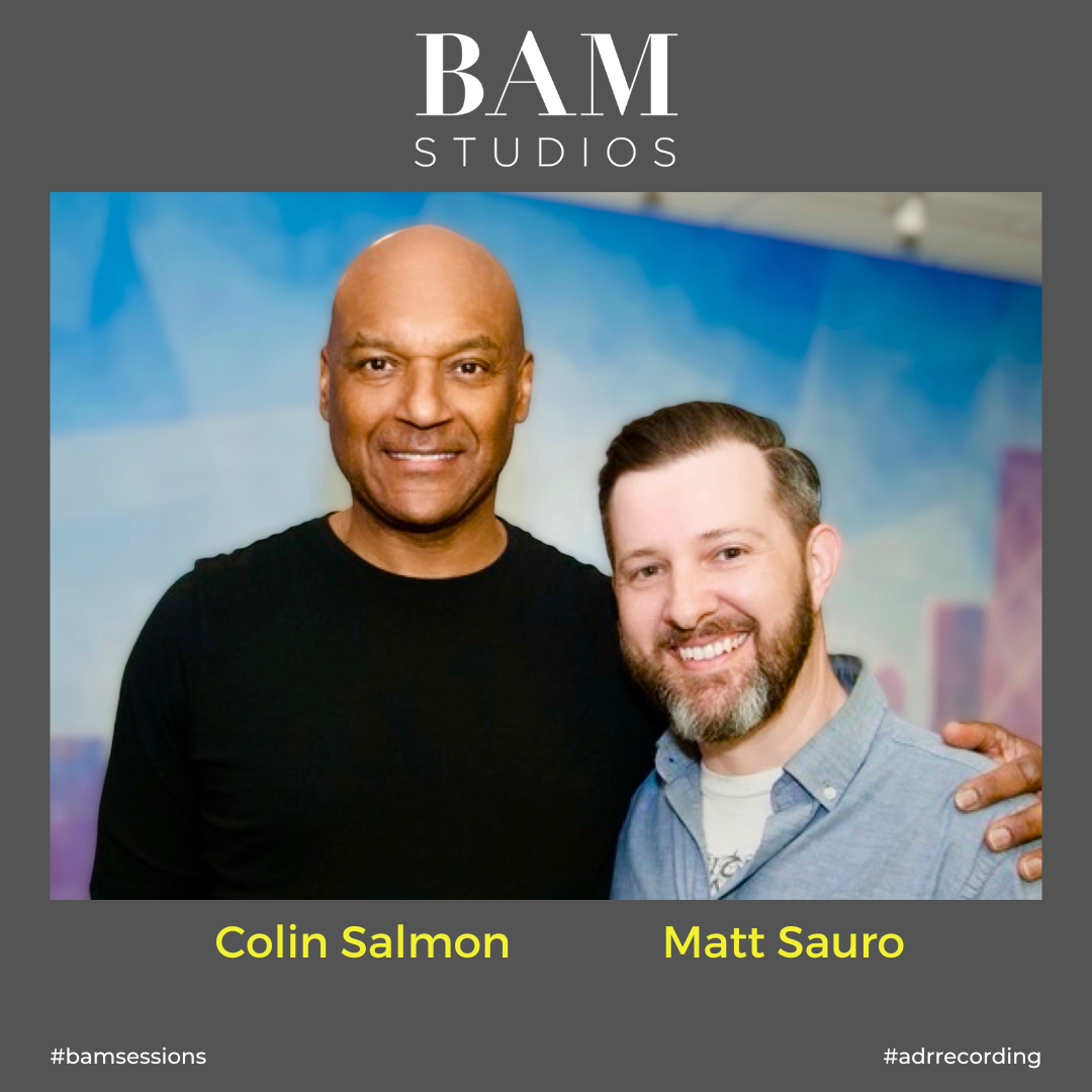 Colin Salmon records at BAM! - BAM Studios