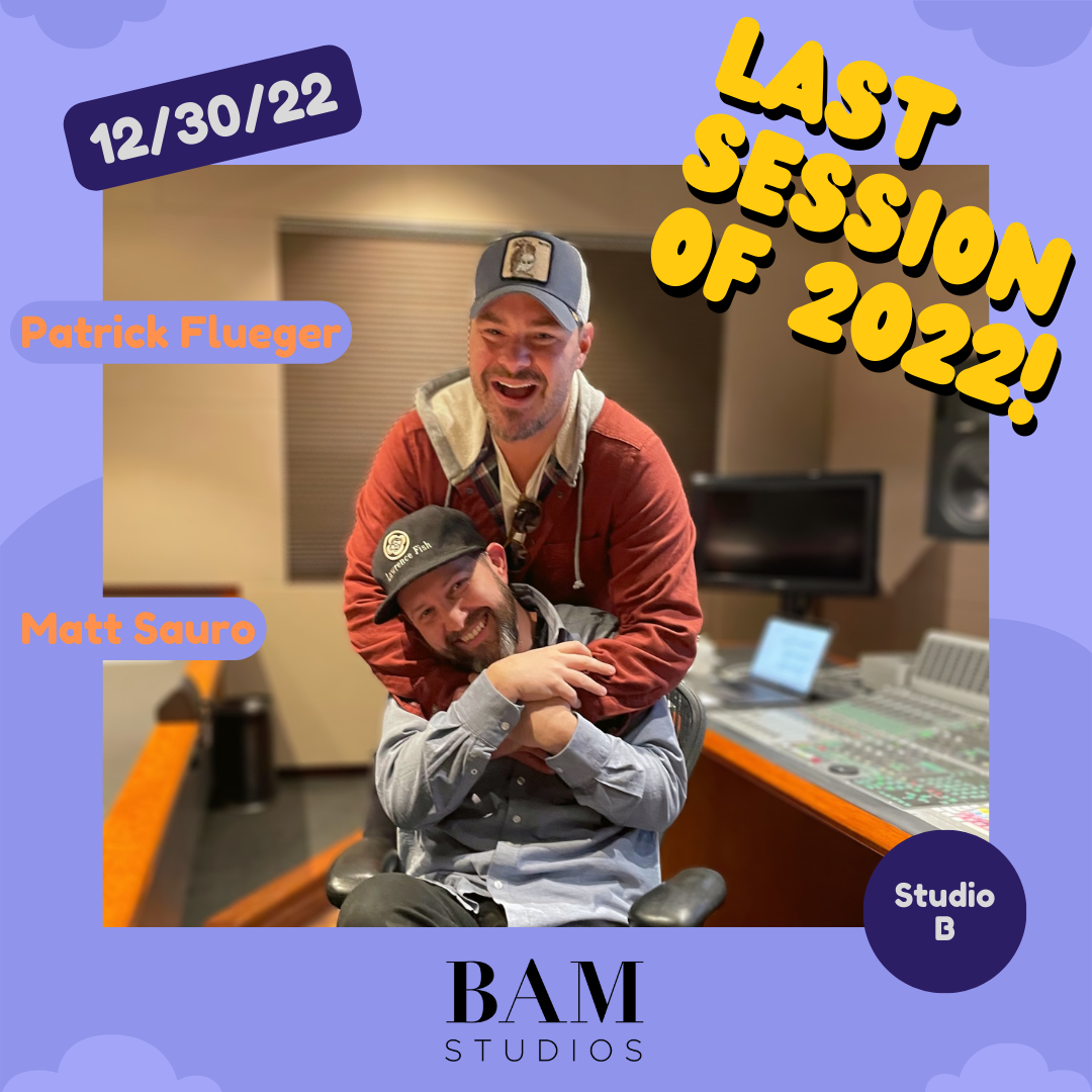 BAM's last session of 2022! - BAM Studios