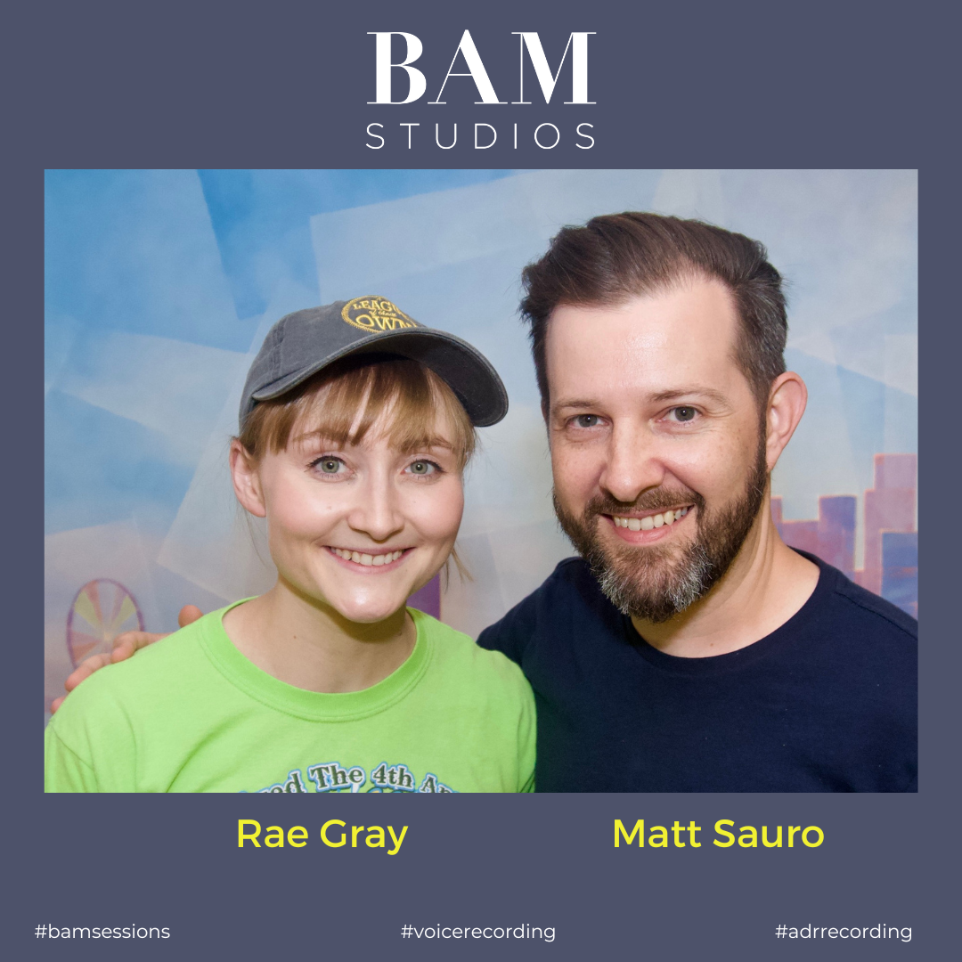Rae Gray records at BAM! - BAM Studios