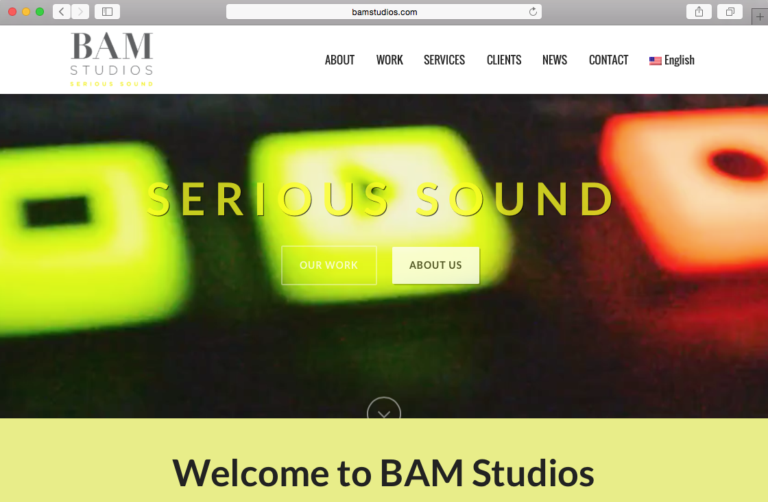 BAM Unveils Website Re-launch! - BAM Studios