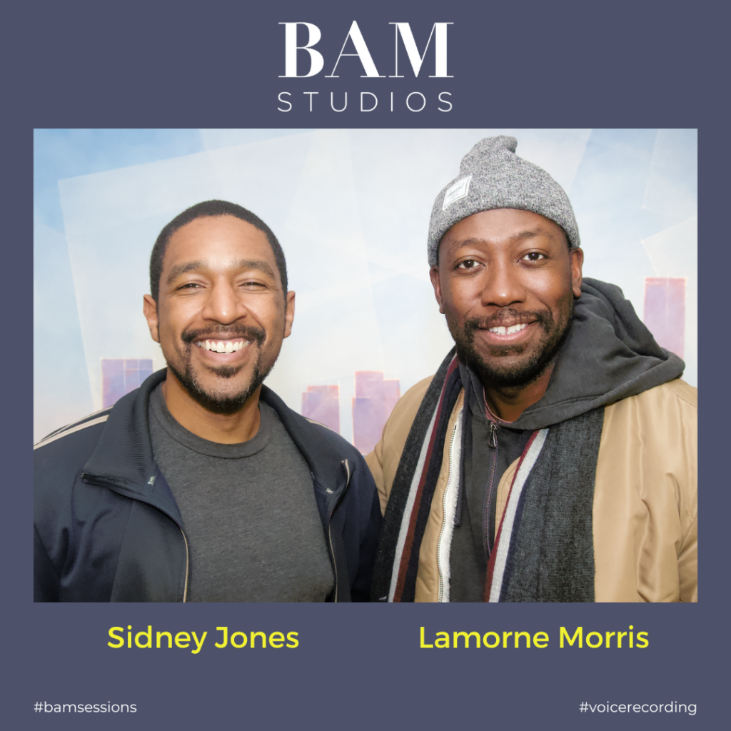 Actor Lamorne Morris recording at BAM! - BAM Studios