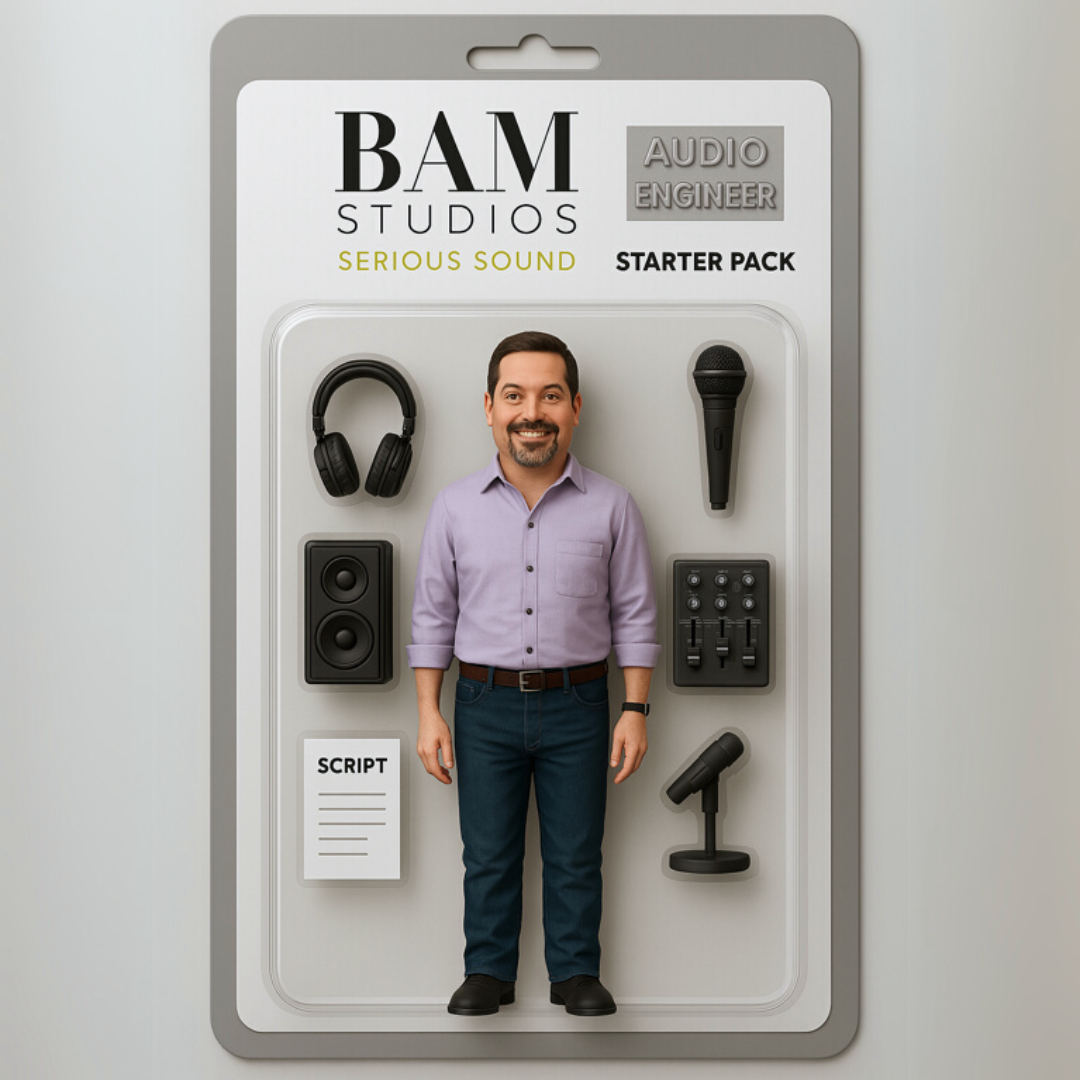 BAM's Audio Engineer Action Figure available now! - BAM Studios